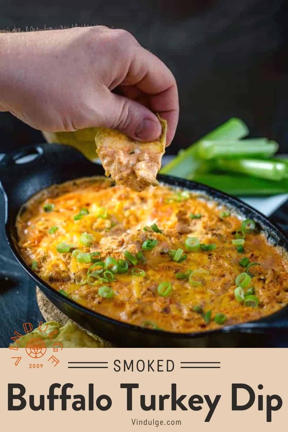 Smoked Buffalo Turkey Dip Recipe (Great for Leftover Turkey) - Vindulge