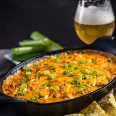 Smoked Buffalo Turkey Dip Recipe (Great for Leftover Turkey) - Vindulge