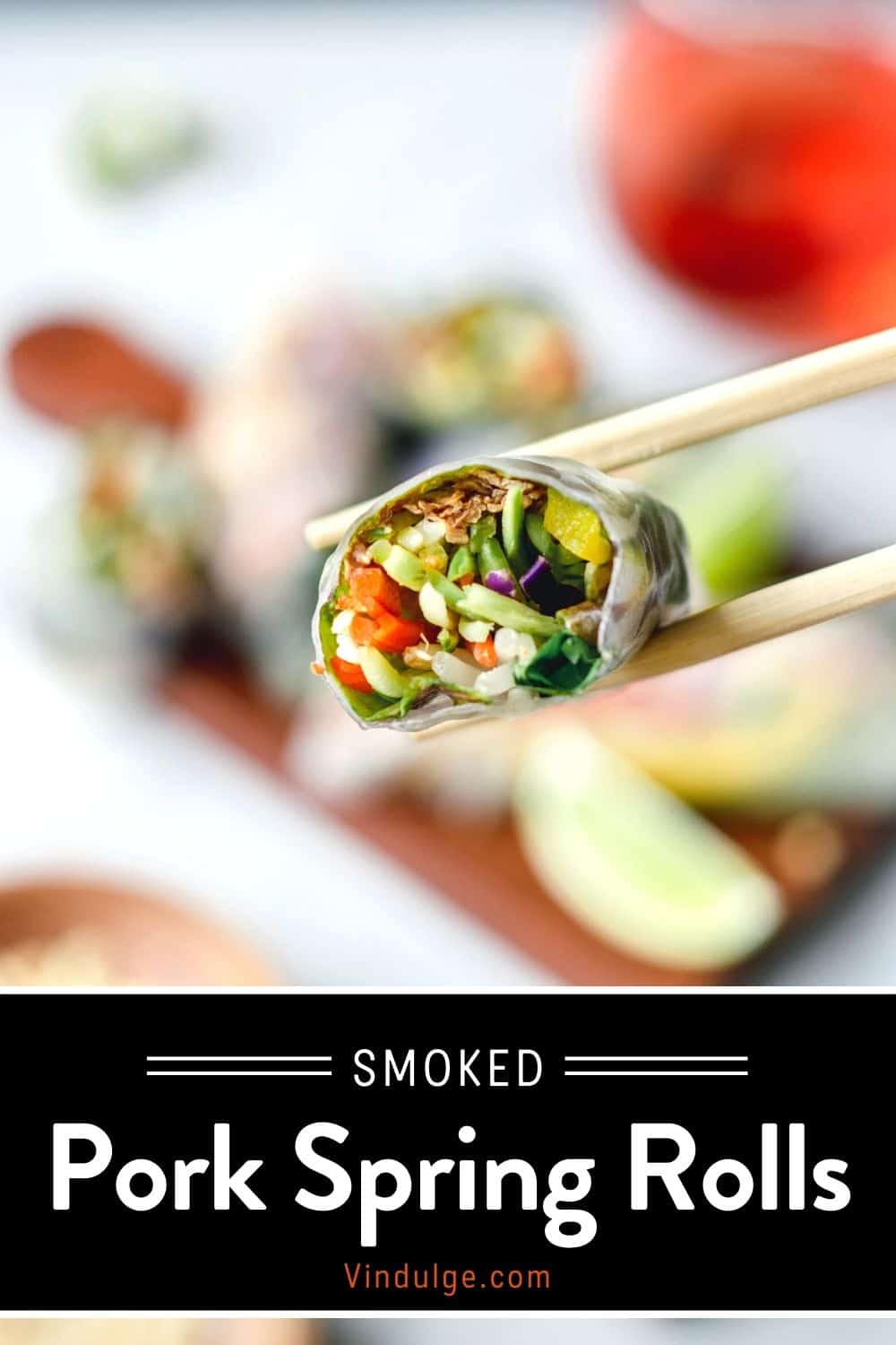 Smoked Pulled Pork Spring Rolls - Vindulge