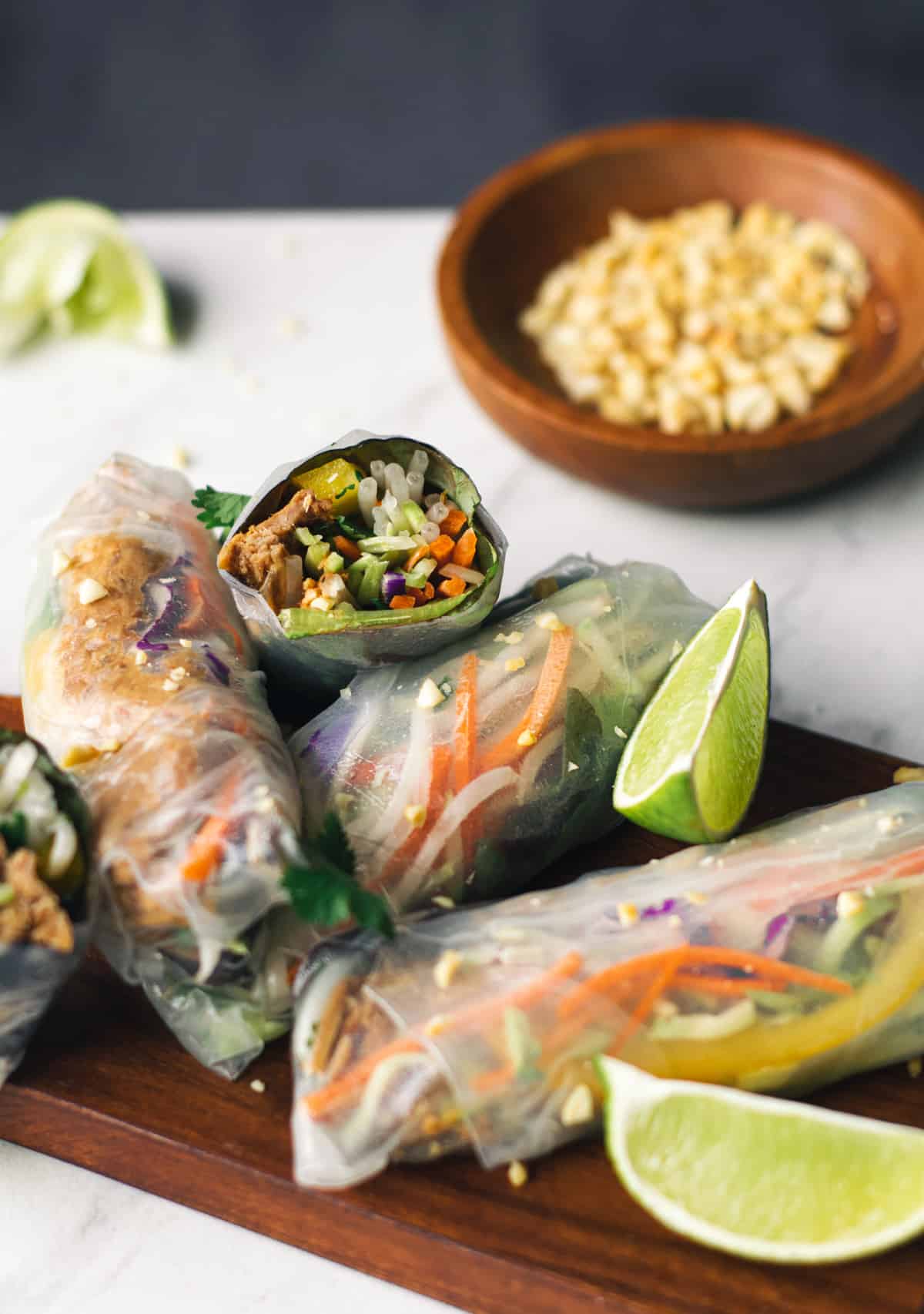 Smoked Pulled Pork Spring Rolls - Vindulge