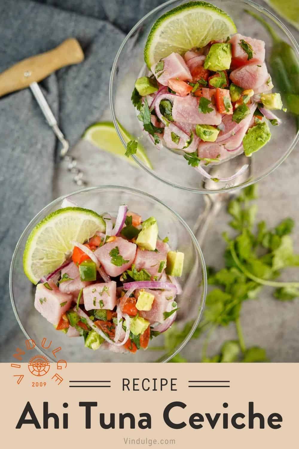 Tuna Ceviche Recipe - Vindulge