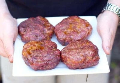 Smoked Mexican Burgers with Chorizo and Smoked Poblanos - Vindulge