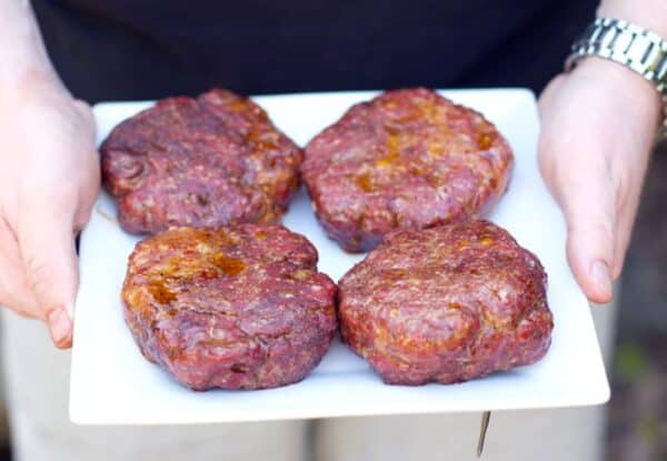 Smoked Mexican Burgers with Chorizo and Smoked Poblanos - Vindulge