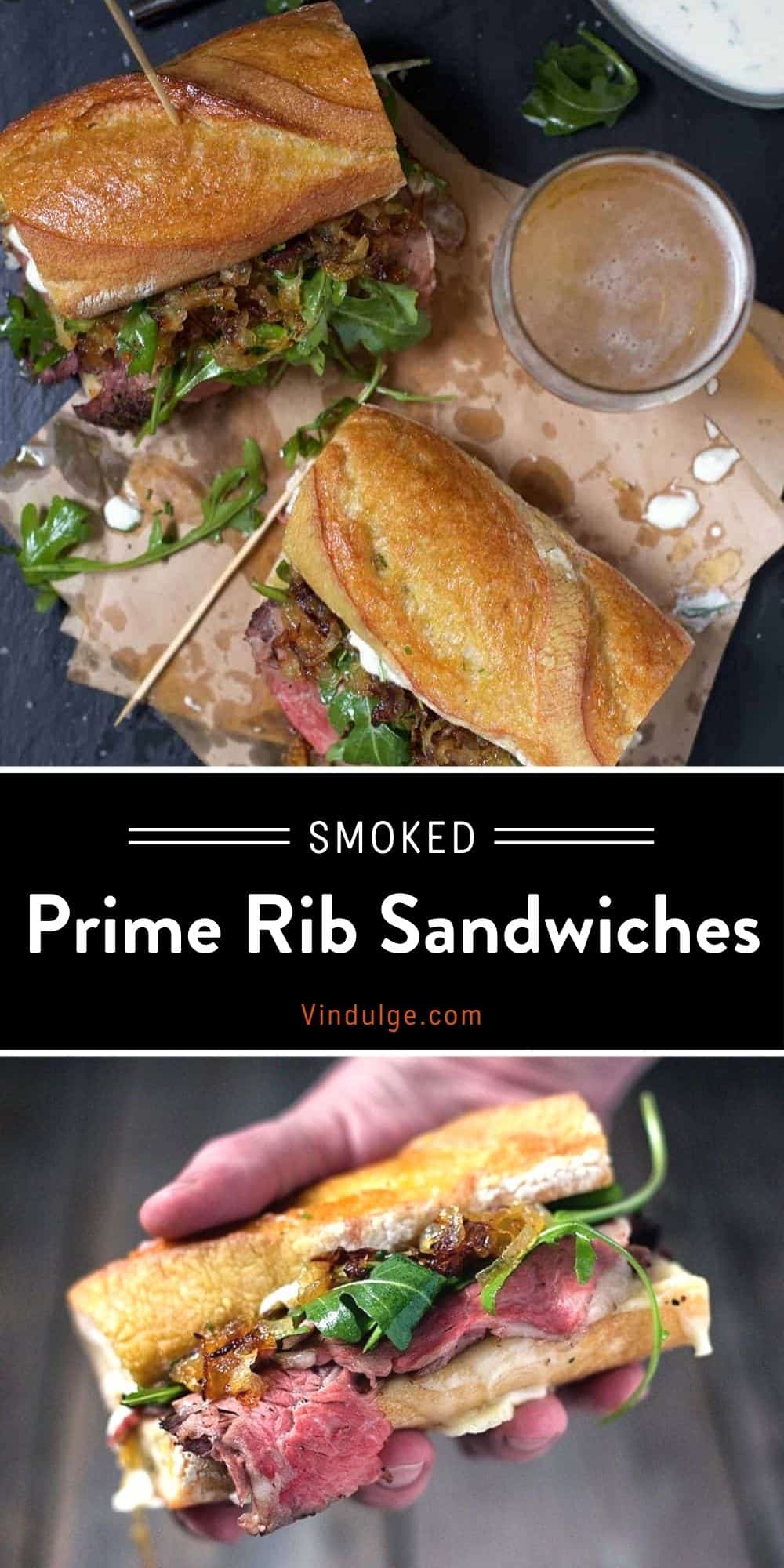 Prime Rib Steak Sandwiches - Vindulge
