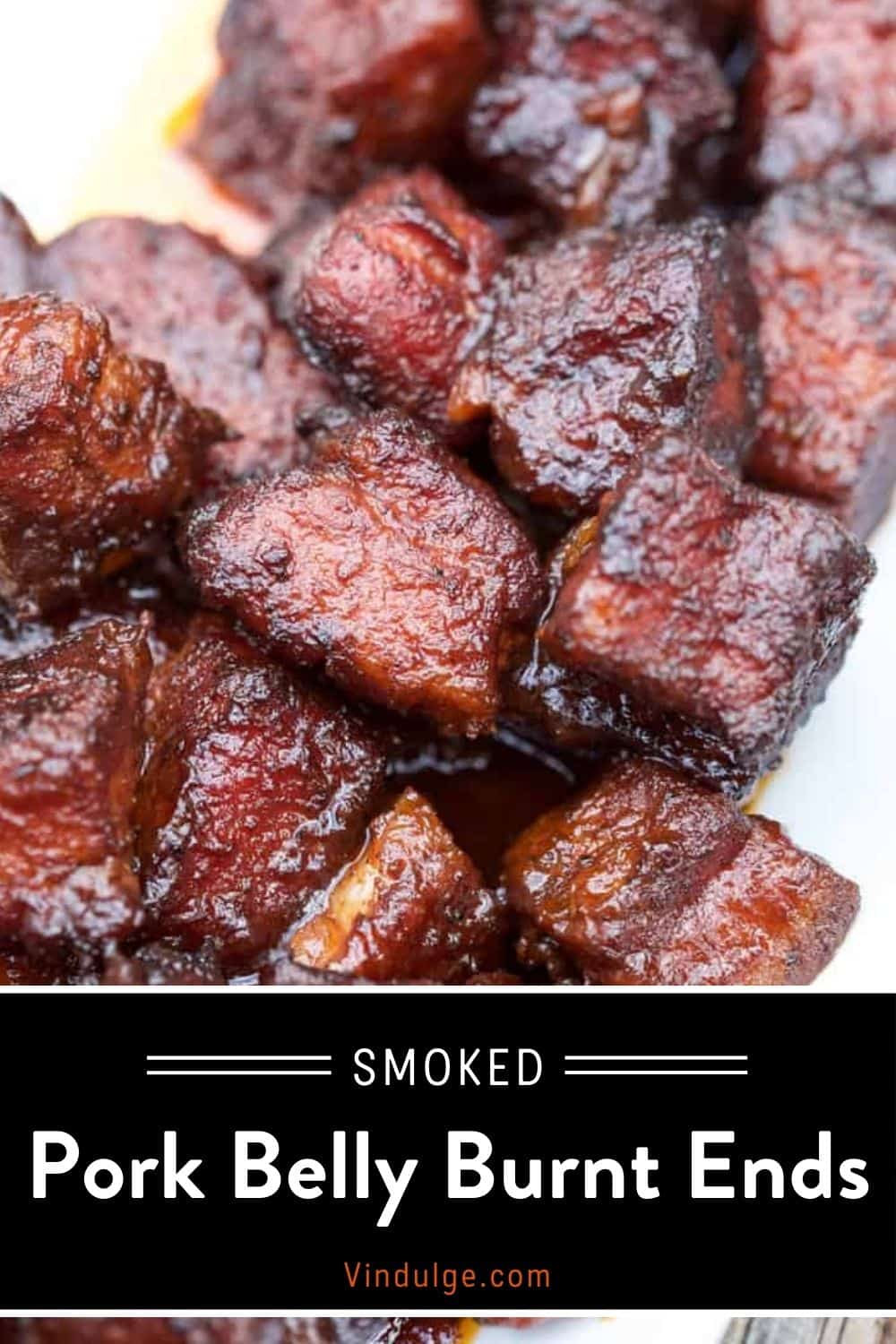 Smoked Pork Belly Burnt Ends Recipe - Vindulge