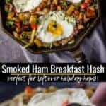Smoked Ham Breakfast Hash - Perfect for leftover holiday ham - Vindulge