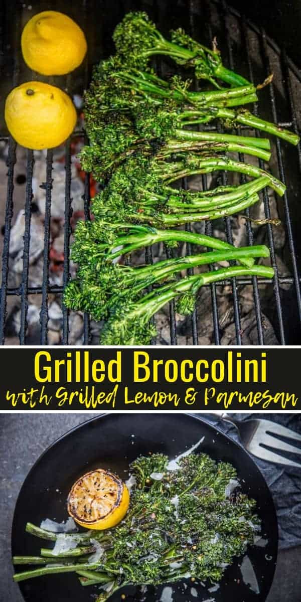 Grilled Broccolini with Grilled Lemon and Parmesan - Vindulge