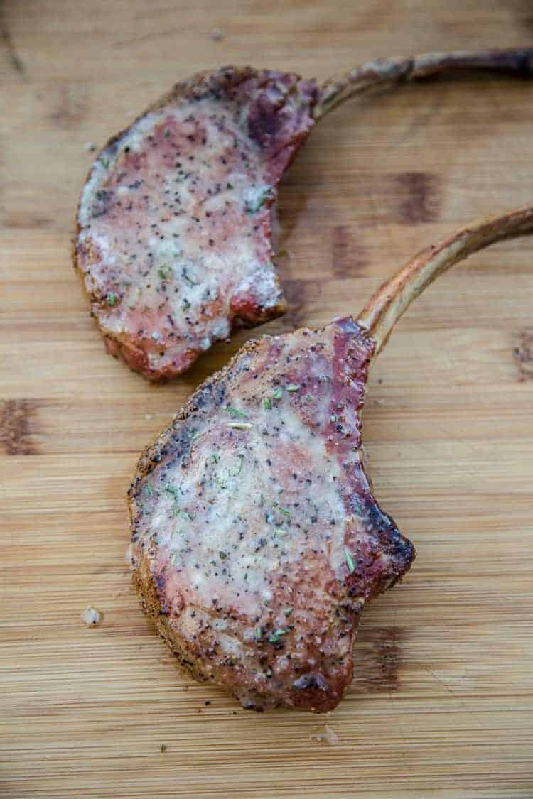 Tomahawk Pork Chops - Reverse Seared - Vindulge