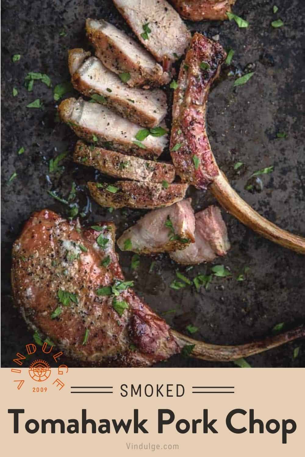 Tomahawk Pork Chops - Reverse Seared - Vindulge