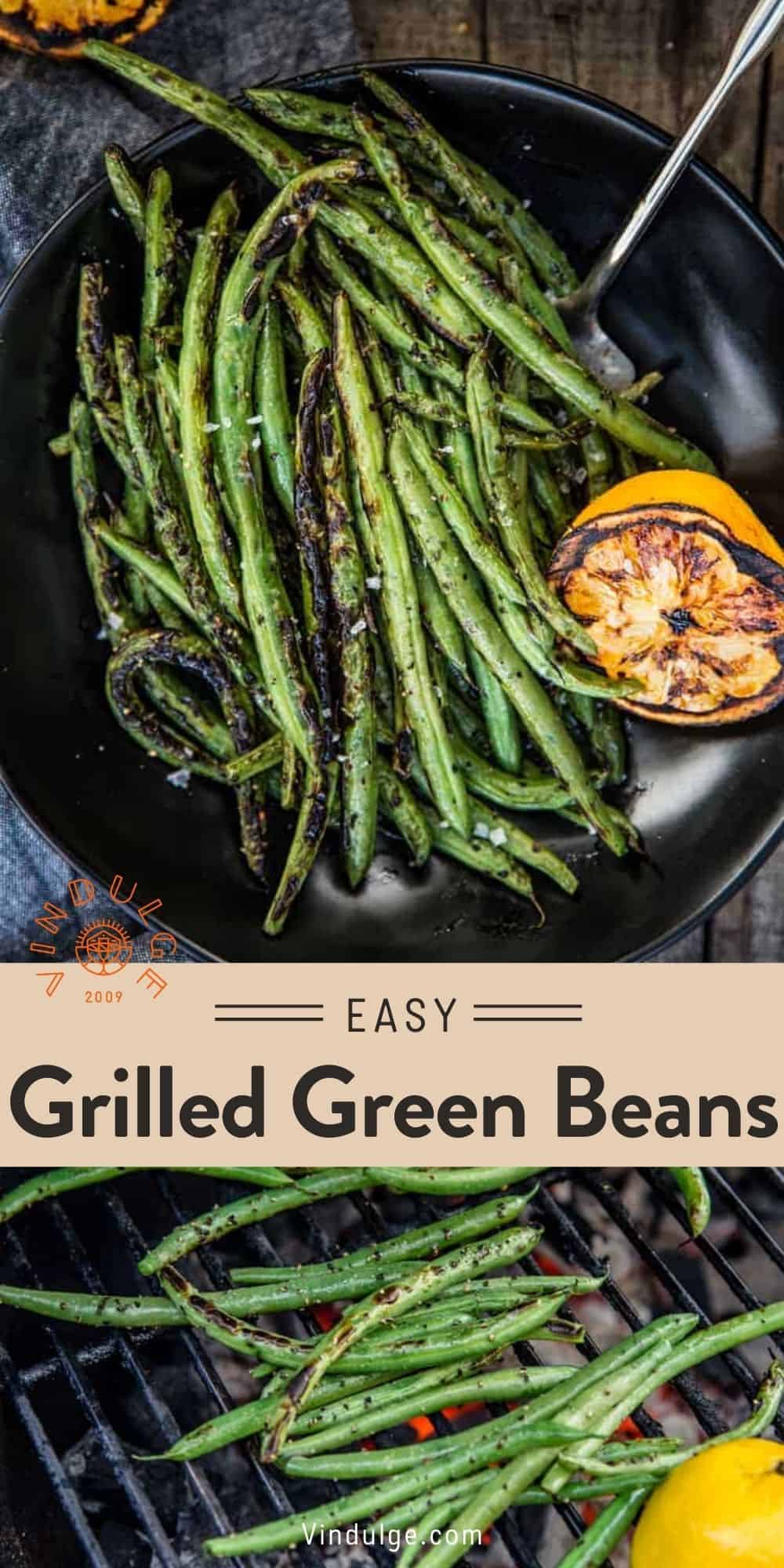 Easy Grilled Green Beans with Lemon Recipe - Ditch The Foil - Vindulge