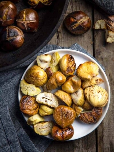 Roasted Chestnuts Over an Open Fire - Holiday Appetizer - Vindulge
