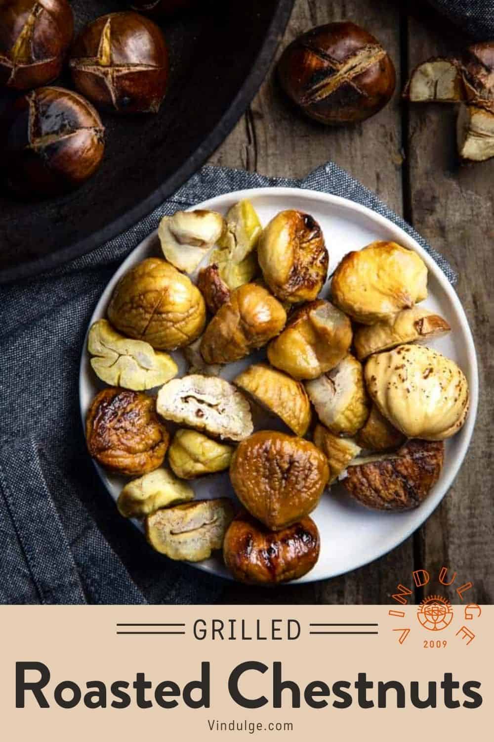 Roasted Chestnuts Over an Open Fire - Holiday Appetizer - Vindulge