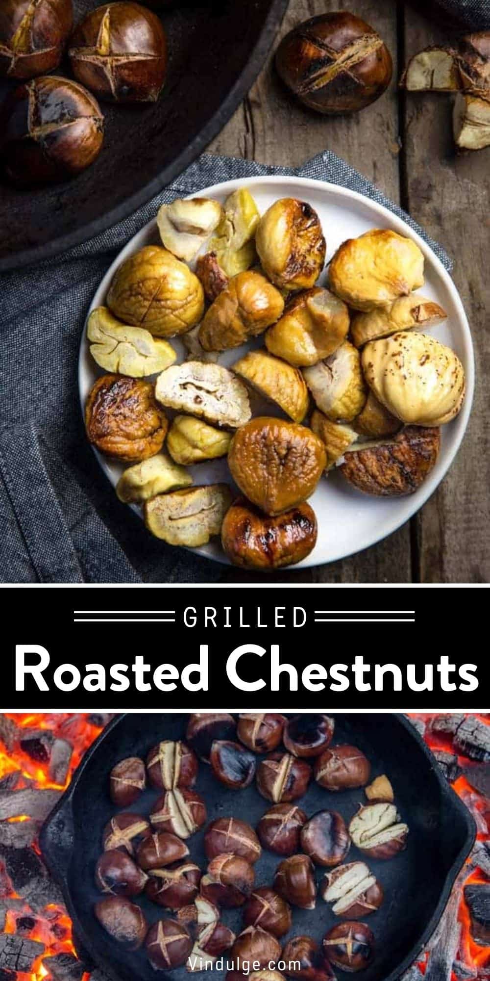 Roasted Chestnuts Over an Open Fire - Holiday Appetizer - Vindulge