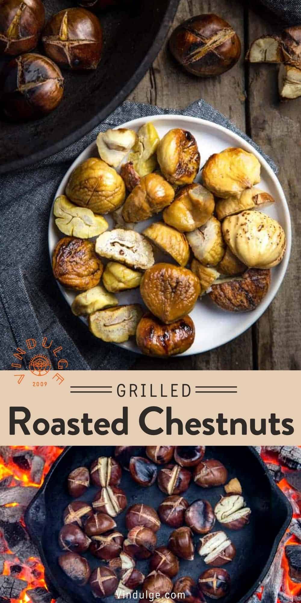 Roasted Chestnuts Over an Open Fire - Holiday Appetizer - Vindulge