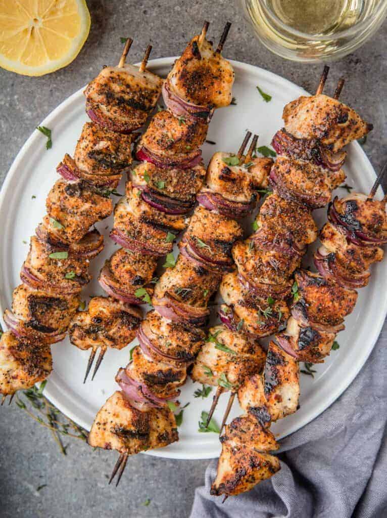 Grilled Chicken Kabobs With Citrus Marinade - Vindulge