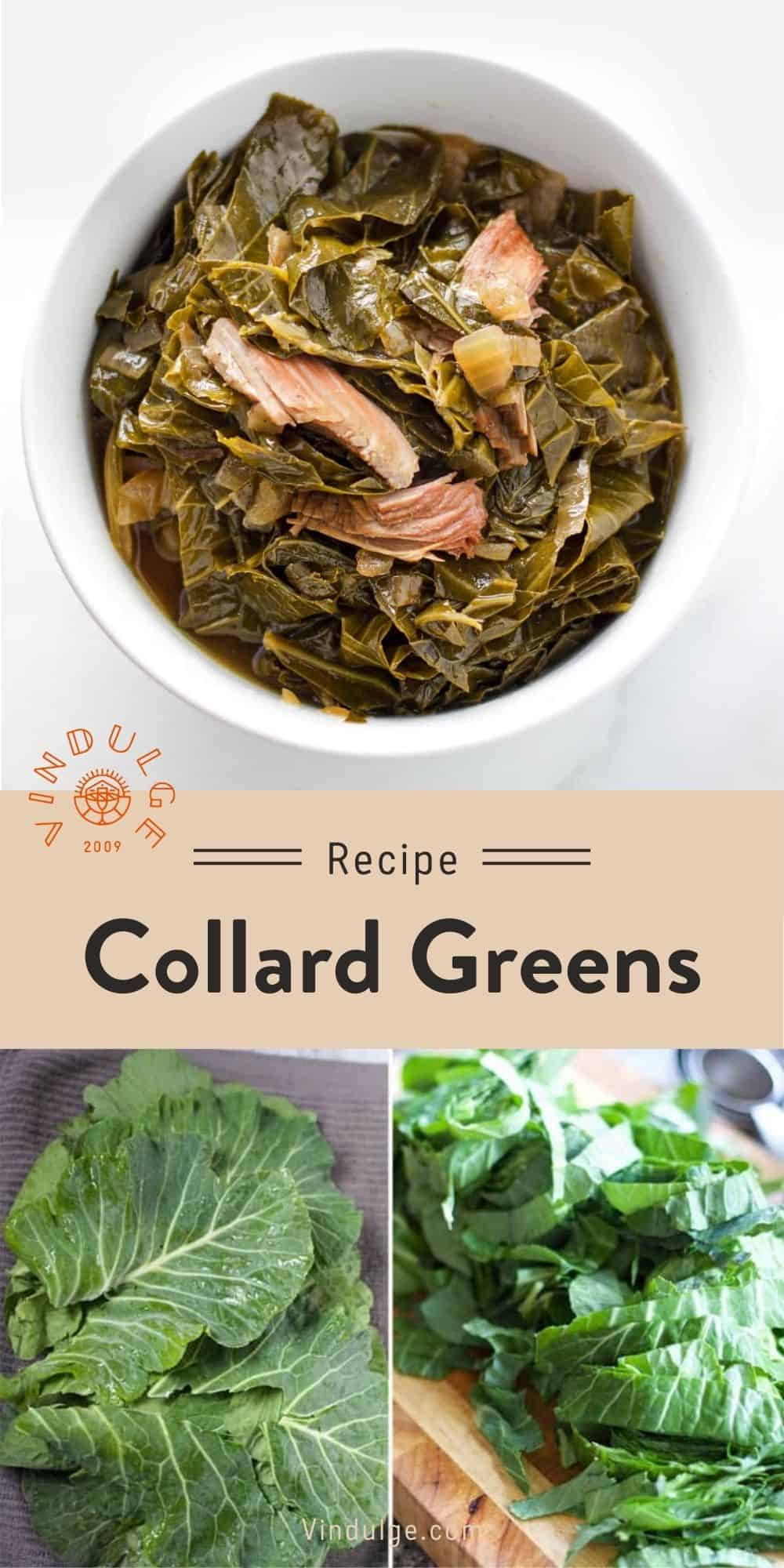 Southern Collard Greens Recipe with Smoked Turkey Leg - Vindulge