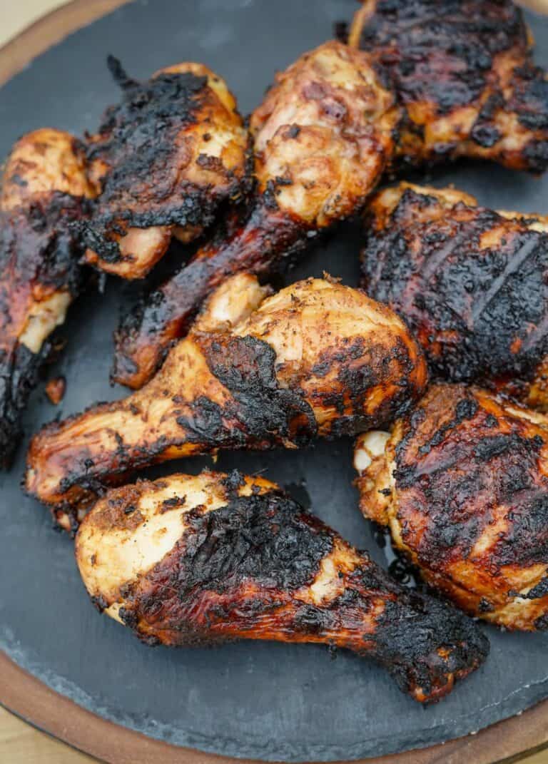 Jerk Chicken Marinade On Grilled Chicken - Vindulge