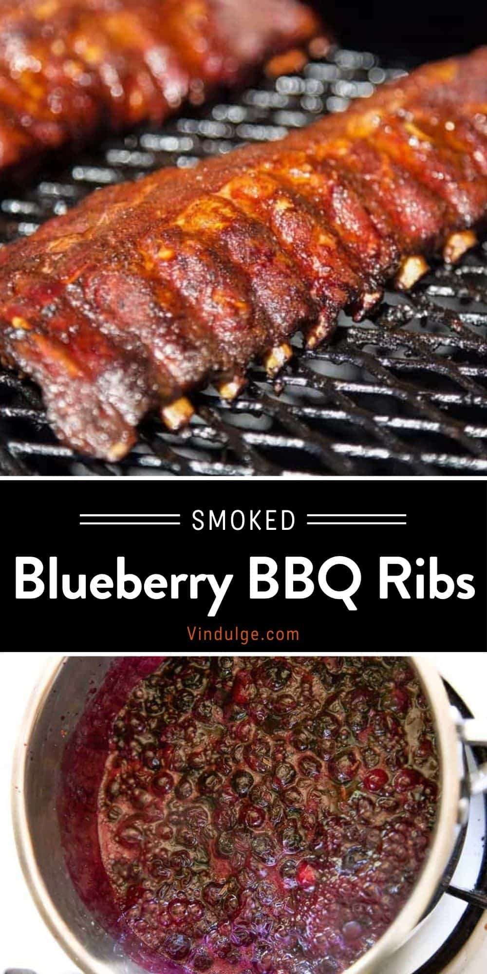 Blueberry Bourbon Baby Back Ribs - Vindulge