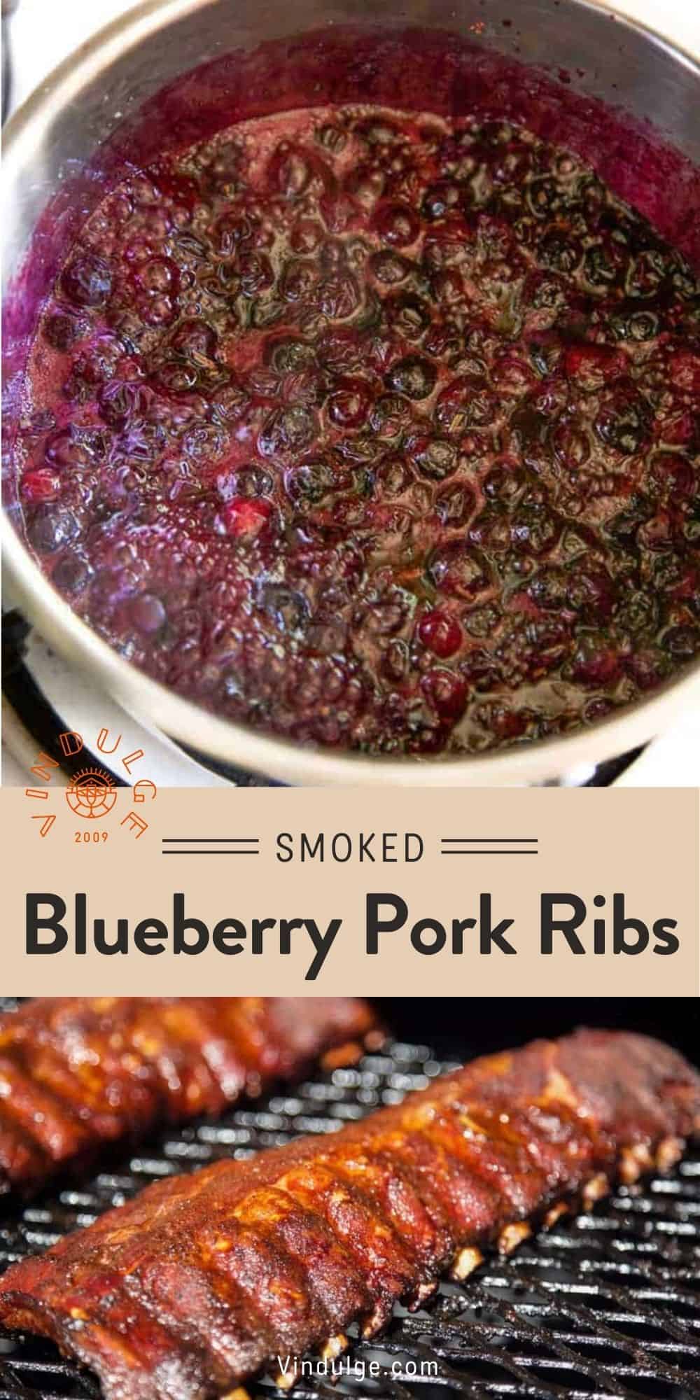 Blueberry Bourbon Baby Back Ribs - Vindulge