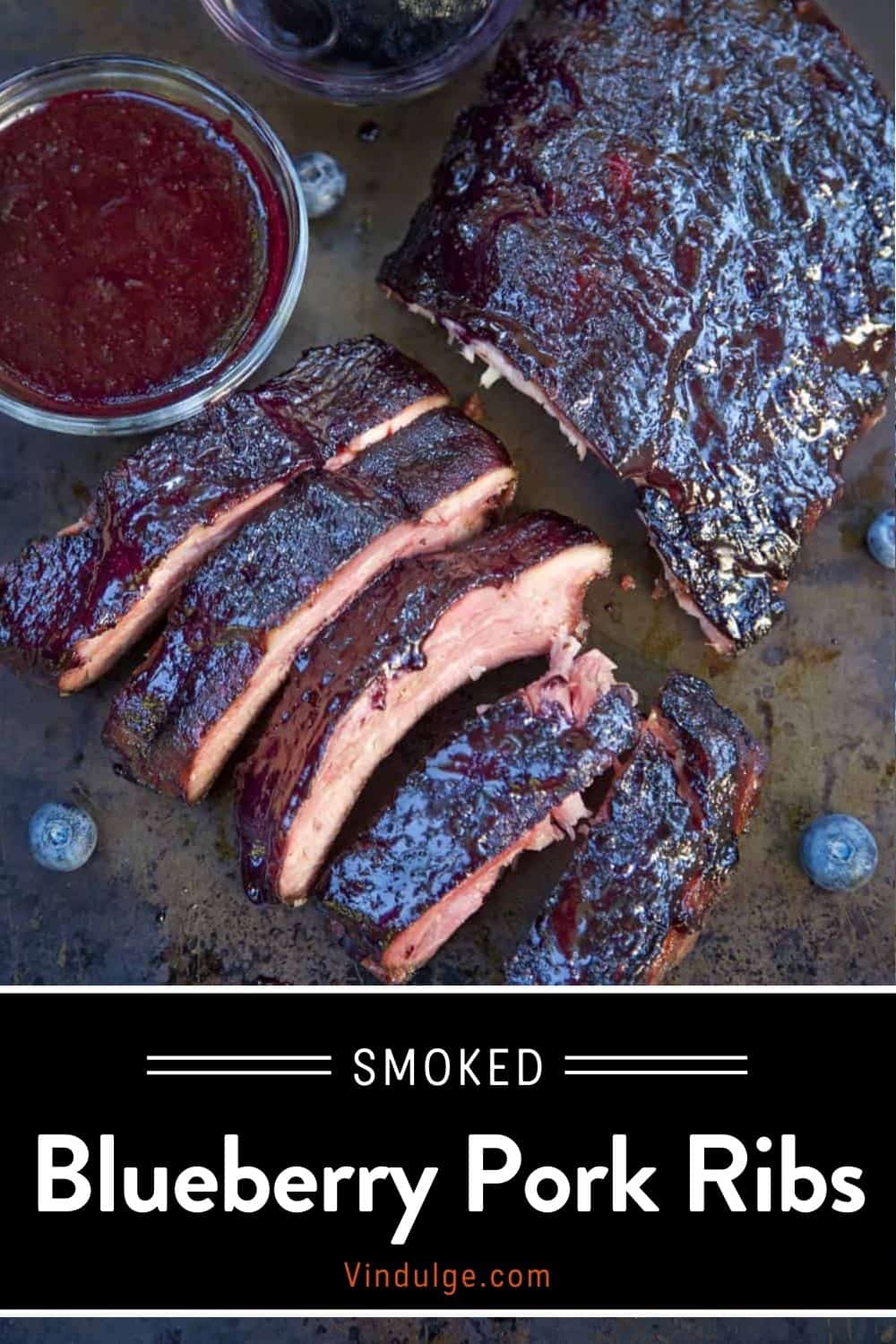 Blueberry Bourbon Baby Back Ribs - Vindulge