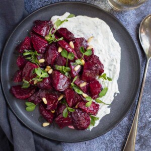 Smoked Beets with Goat Cheese Ranch - Vindulge