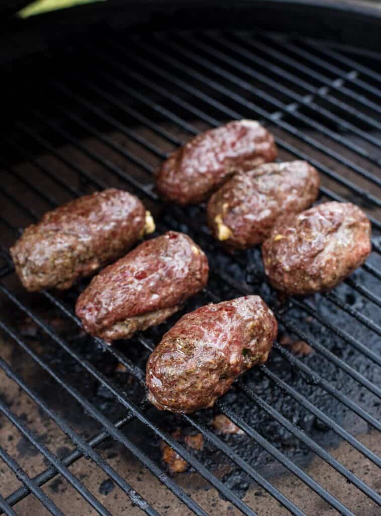 Smoked Beef Armadillo Eggs With Red Wine Glaze - Vindulge