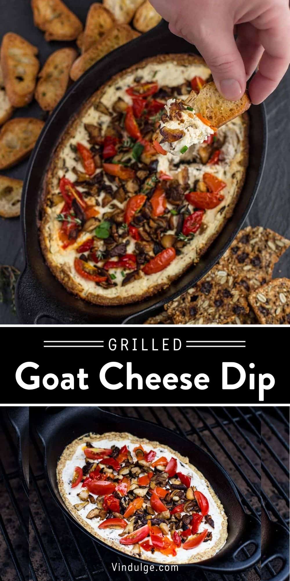 Goat Cheese Dip Recipe With Shiitake Mushrooms - Vindulge