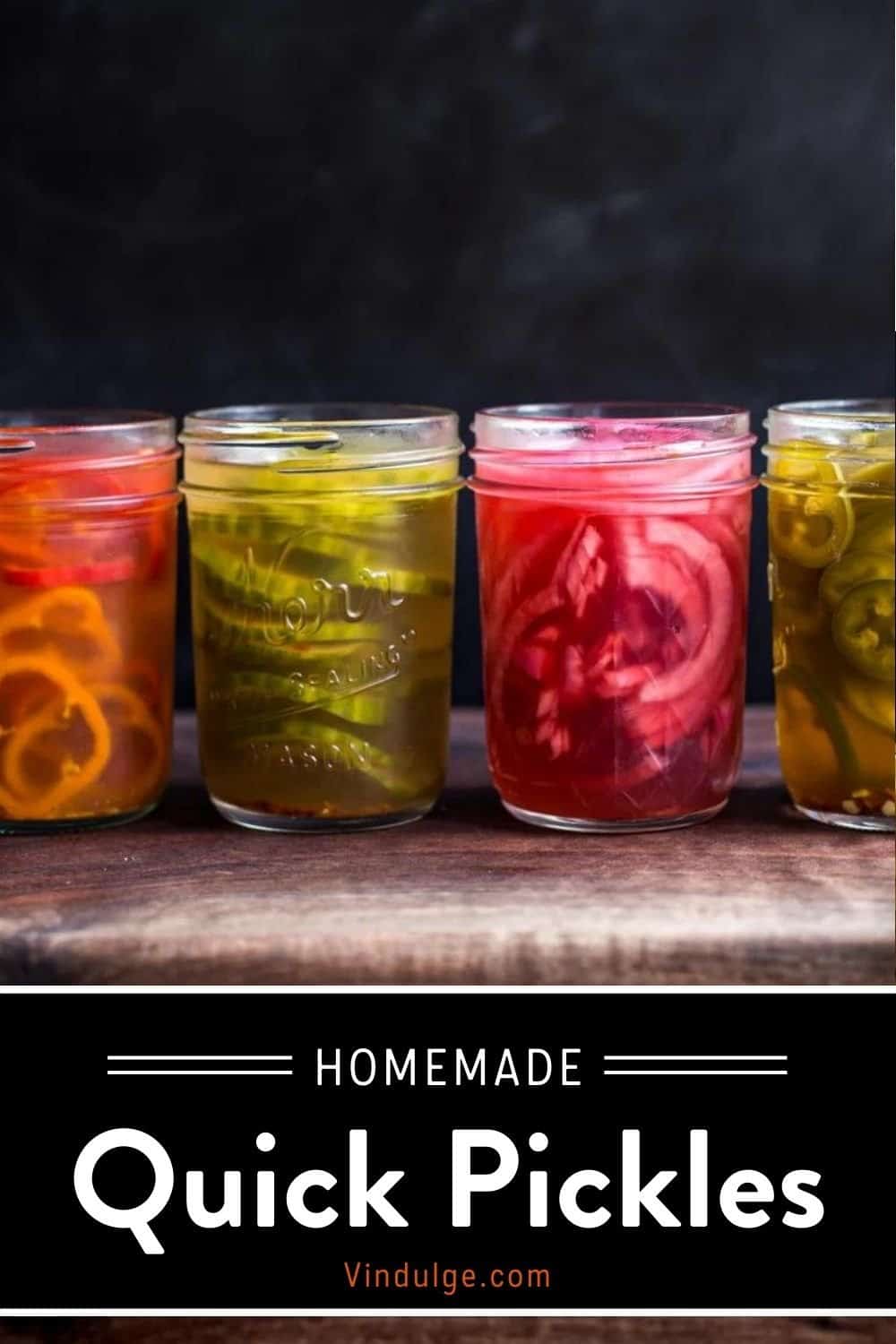 Easy Quick Pickle Recipe - Vindulge