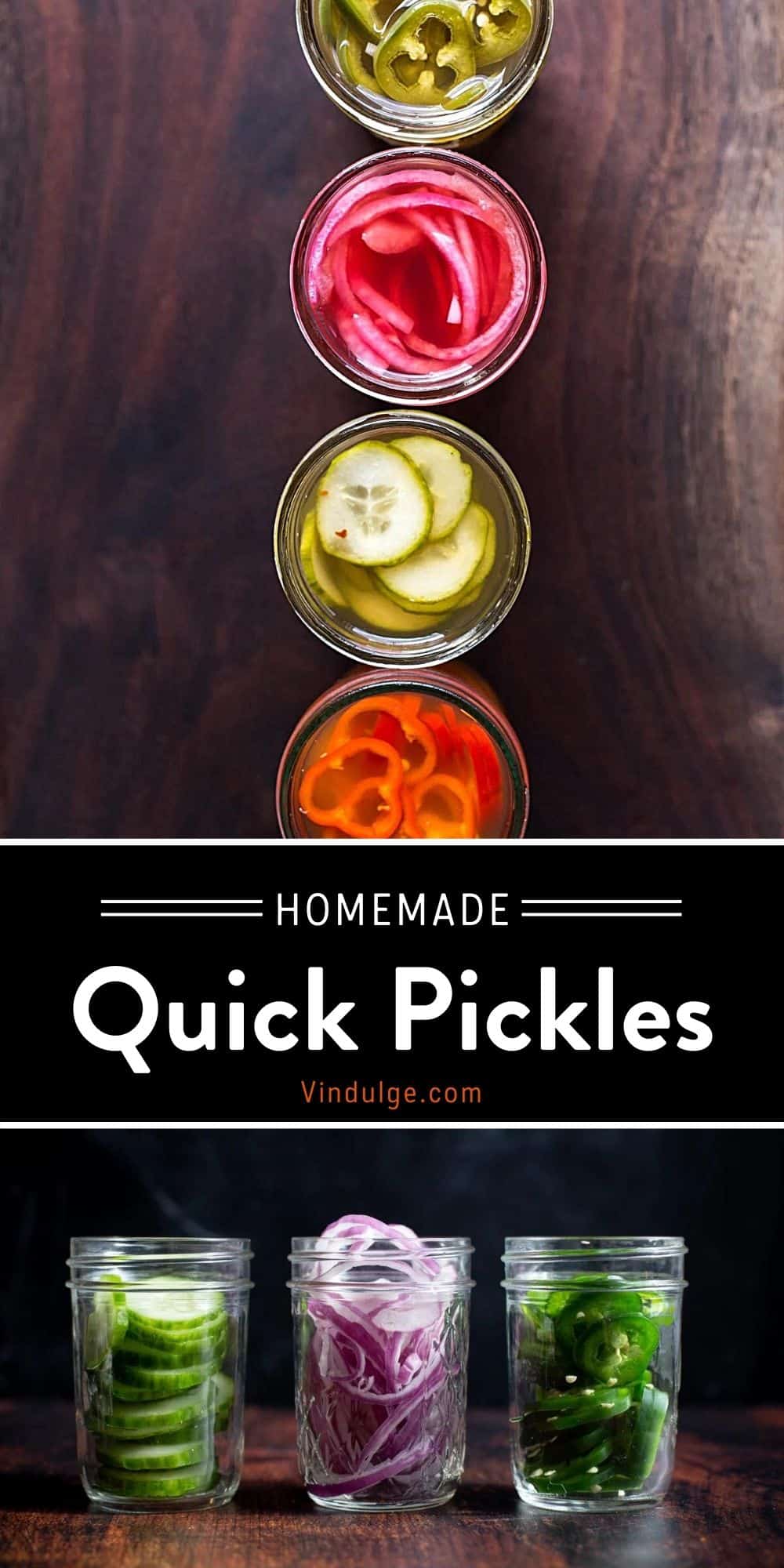 Easy Quick Pickle Recipe - Vindulge