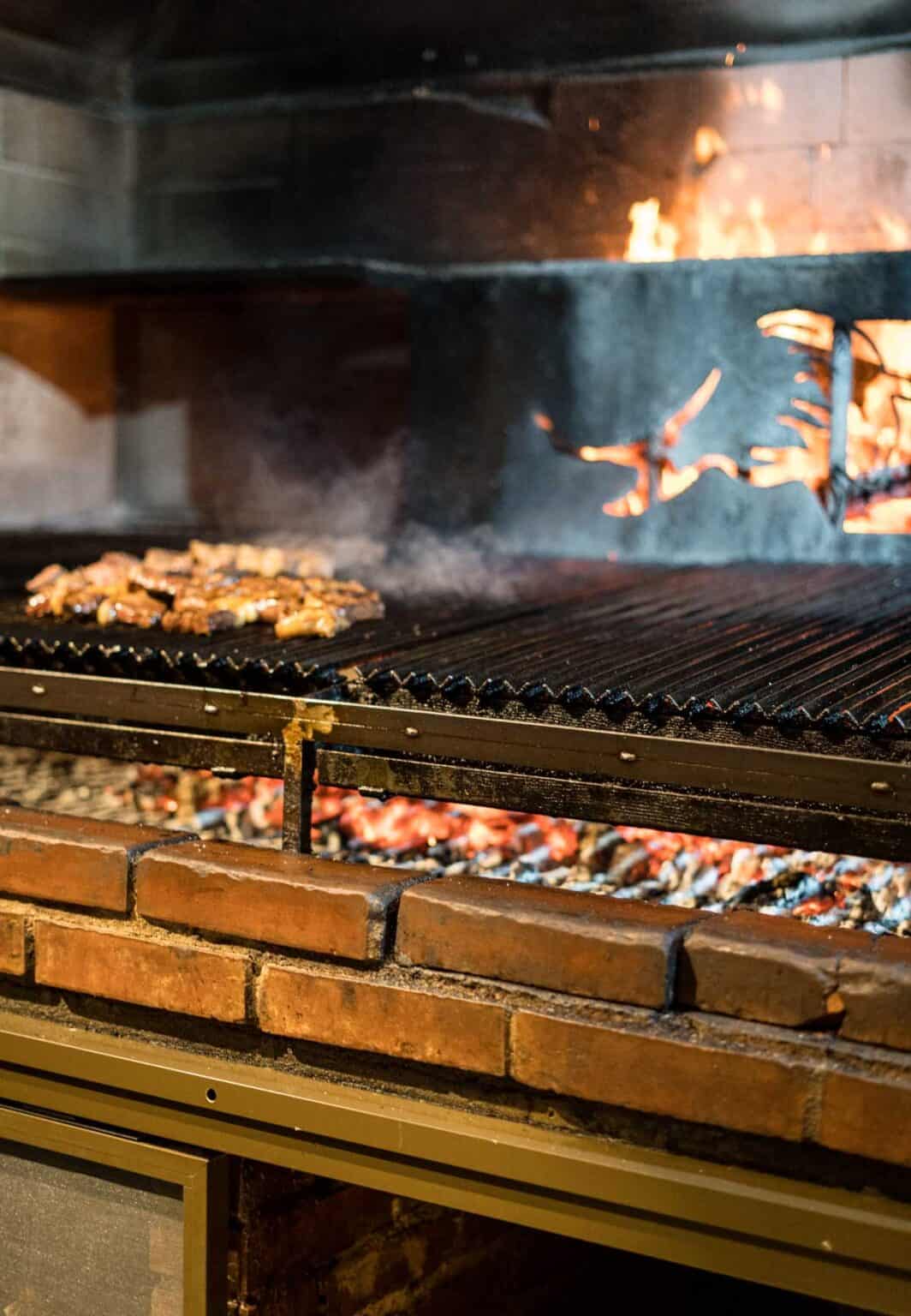 Grilled Ribeye Steaks Cooked in a Fire Pit (Live Fire Steaks) - Vindulge