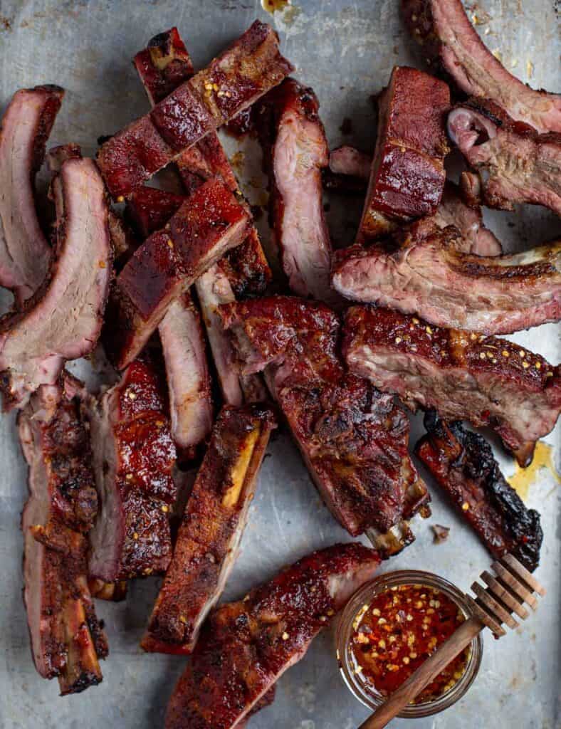 Smoked Hot Honey Ribs Recipe - Vindulge