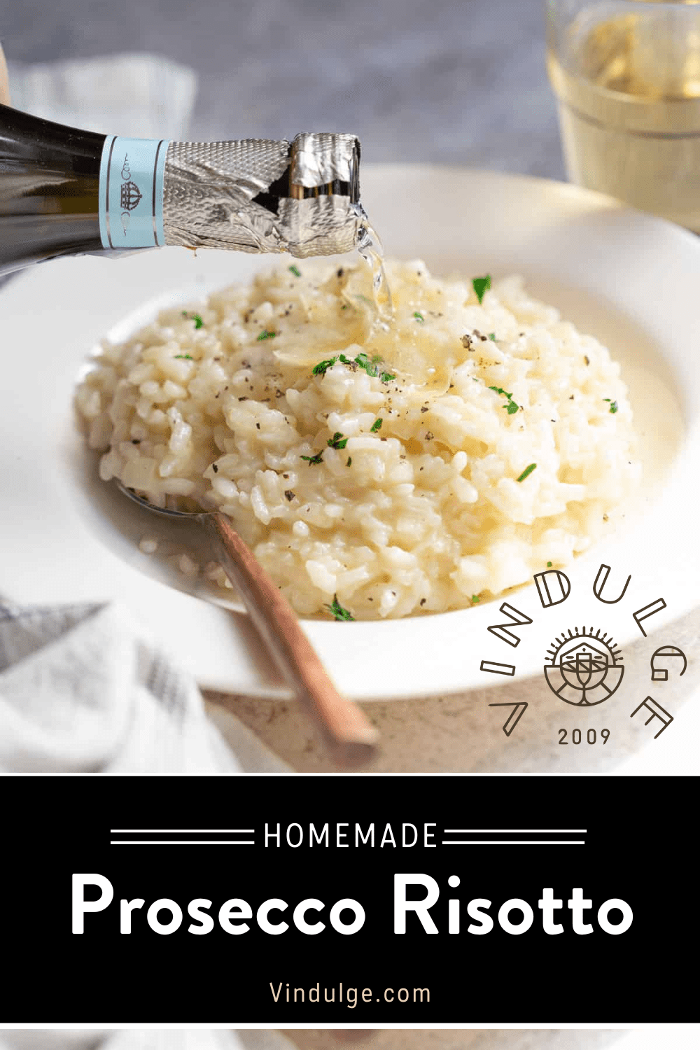 Homemade Prosecco Risotto - Vindulge