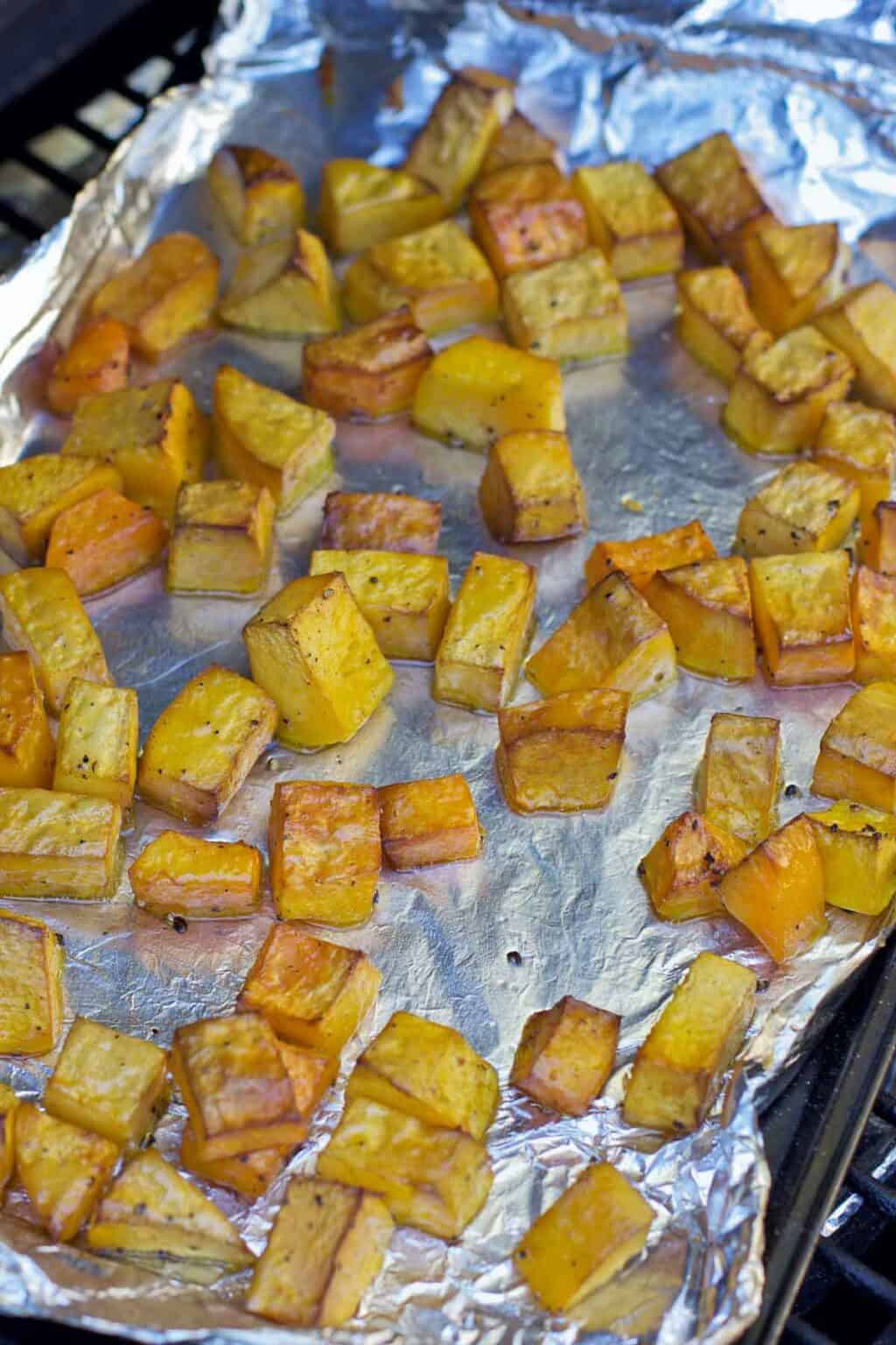 Smoked Butternut Squash Soup with Smoked Bacon - Vindulge