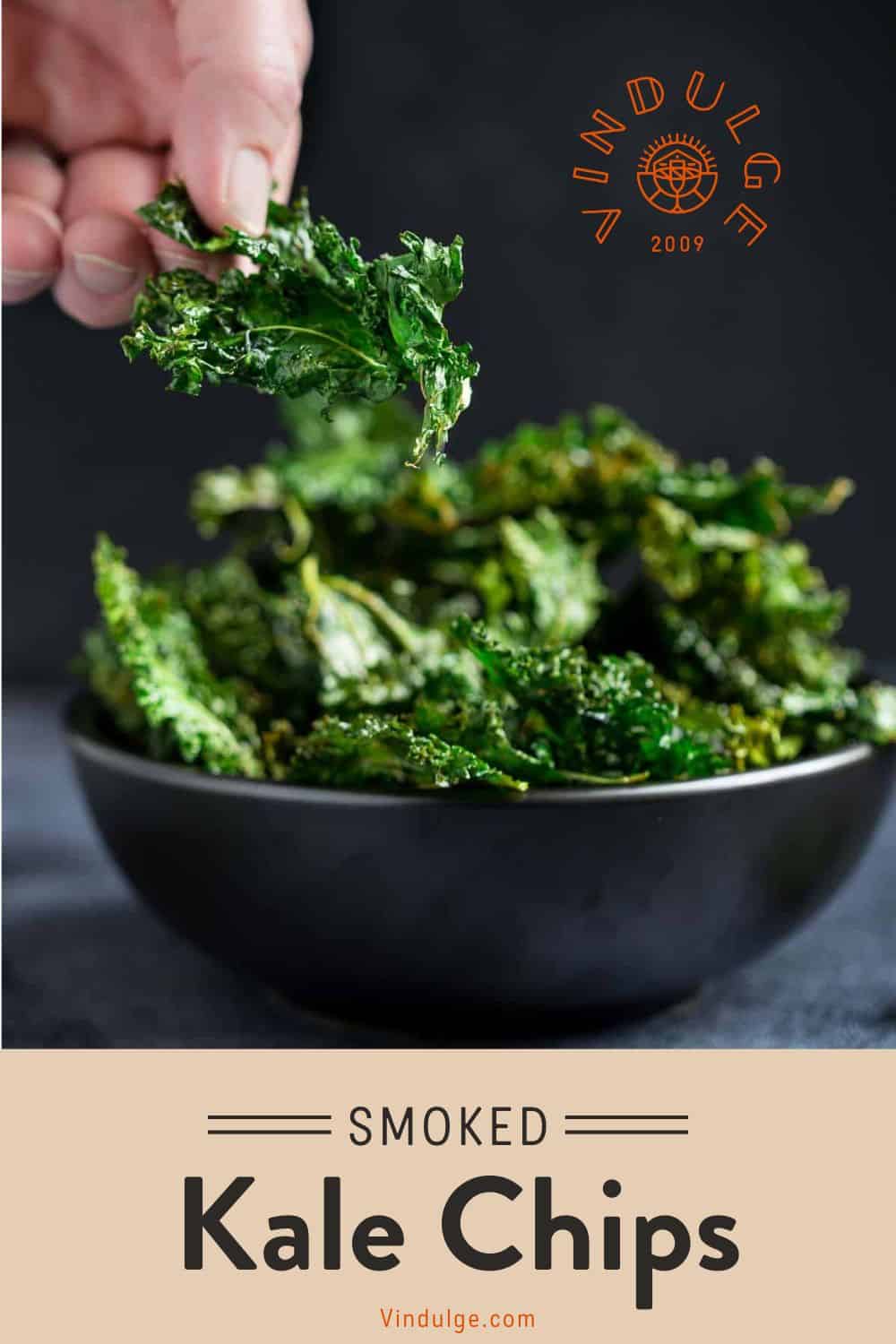 Smoked Kale Chips - Crispy and Delicious! - Vindulge