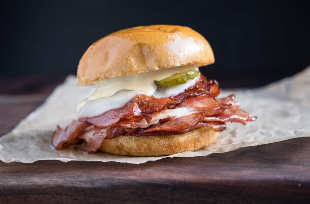 Fried Mortadella Sandwich Recipe With Melted Provolone - Vindulge