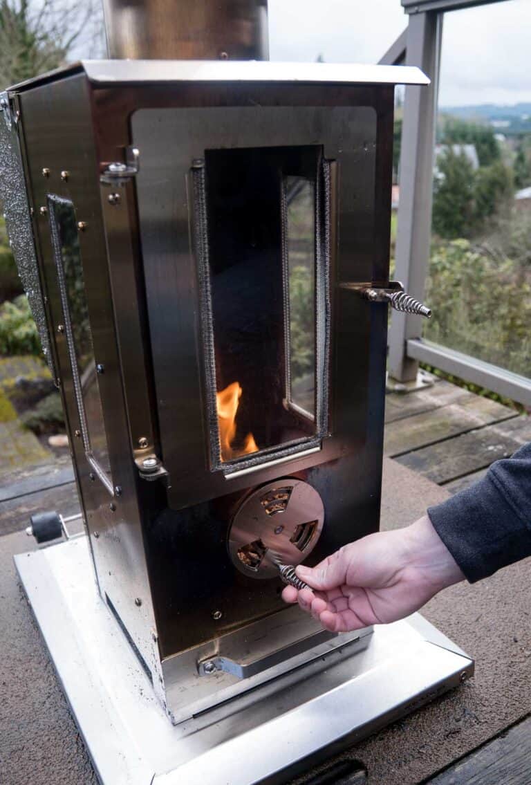Timber Stoves Big Timber Wood Pellet Patio Heater Product Review - Vindulge