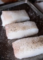 Grilled Halibut with White Wine, Butter, and Caper Sauce - Vindulge