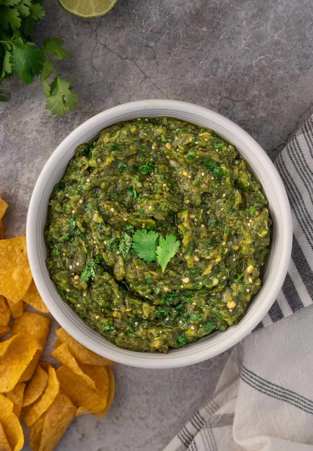 Fire Roasted Hatch Green Chile Salsa Recipe - Vindulge