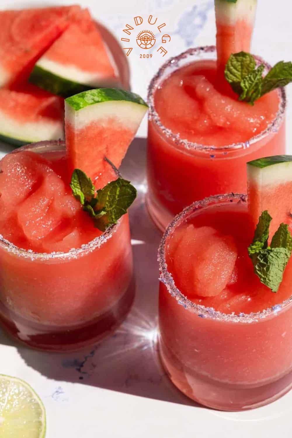 Watermelon Frosé Slushie (Ninja SLUSHi Machine) - Vindulge